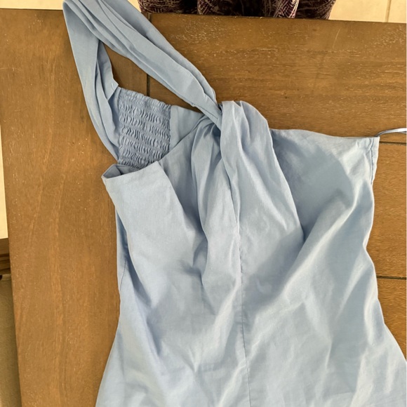 Zara | Tops | Zara Blue Top | Poshmark